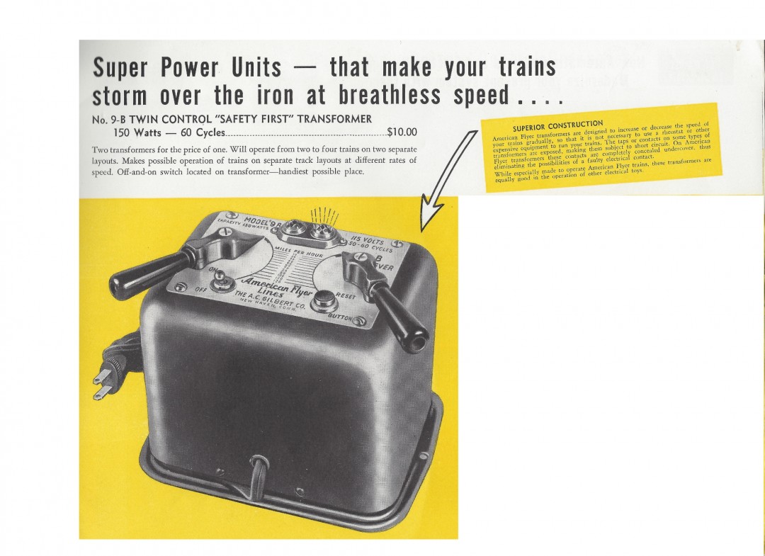 American Flyer Transformer Guide - TrainDR
