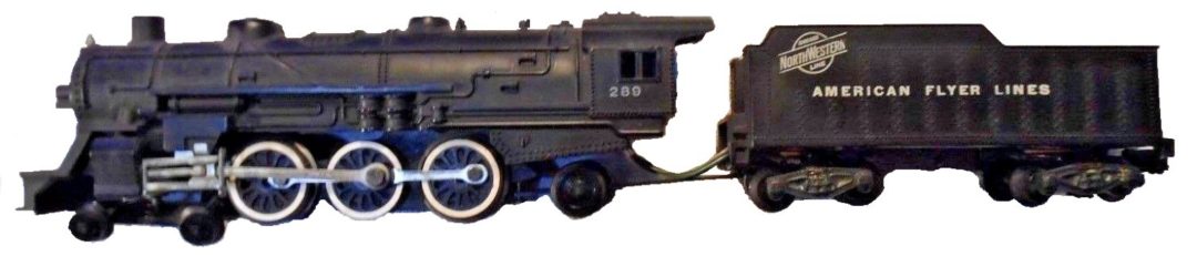 Gilbert American Flyer Number 289 Locomotive - TrainDR